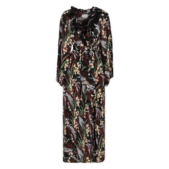 P.A.R.O.S.H. Blumenmuster Crepe Kleid mit Pailletten - - Dresses - Damen - Mehrfarbig - L