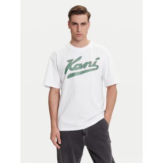 Karl Kani T-Shirt Varsity Palm PD00005336 Weiß Relaxed Fit