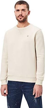 G-Star RAW Sweat Premium Core Homme,Beige (whitebait D16917-C235-1603), S