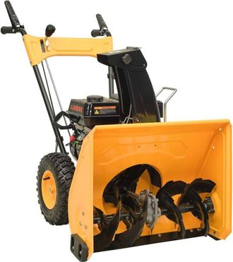 vidaXL Schneefr&auml;se 6,5 PS Gelb und Schwarz vidaXL