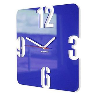 FlexiStyle Wanduhr, Marineblau, Stück: 1