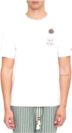 MC2 Saint Barth Homme, Tops, Blanc, Taille: 2XL T-Chemises