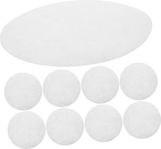 Aboofan Weiche Filz Trennvorrichtungen Für Pfannen Und Teller 19,1cm Weiß Kratzfest Geschirrschutz Für Aufbewahrung