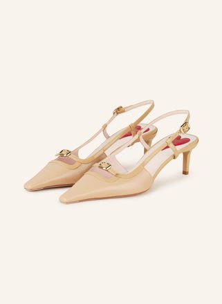 Roger Vivier Slingpumps Viv Canard beige