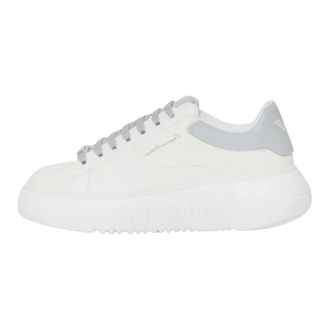 Emporio Armani Femme, Chaussures, Blanc, Taille: 36 EU Baskets Basses