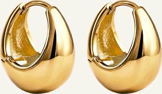 Pompidou Creolen Soft Bold Hoops By Glambou gold