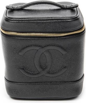 Chanel Kosmetiktaschen - CC Tall Vanity Case - Gr. unisize - in Schwarz - f&uuml;r Damen