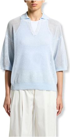 PESERICO Femme, Pulls, Bleu, Taille: 40 FR Polo