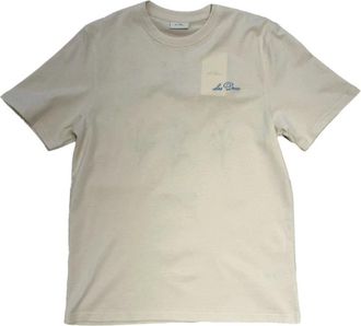 Les Deux Homme, Tops, Beige, Taille: M Wild Flower T-shirt