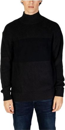 Calvin Klein Jeans Herren, Strickwaren, Schwarzk, SGröße