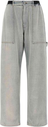 Maison Margiela Straight Leg Jeans - Hellblau