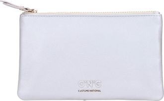 Costume National Leder-Umschlag-Geldb&ouml;rse - - Accessories - Damen - Grau - ONE SIZE