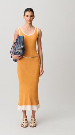 Claudie Pierlot Robe longue maille