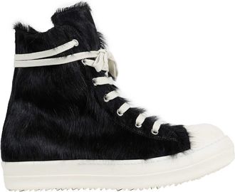 Rick Owens Tower Sneaks in Hair-on Calfskin