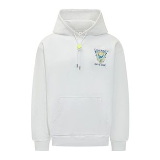 Casablanca Homme, Sweatshirts et sweats &agrave; capuche, Blanc, Taille: XL Diamond Logo Hooded SweaT-shirt
