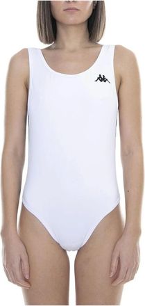 Kappa Femme, Tops, Blanc, Taille: 38 FR 222 Banda Auber Bodysuit