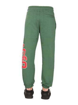 GCDS Elastic Waist Joggers - Green