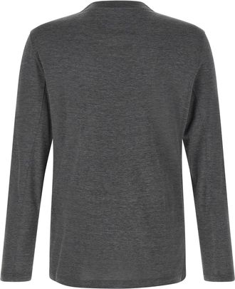 Brunello Cucinelli Silk-Cotton Jersey T-Shirt - Grey