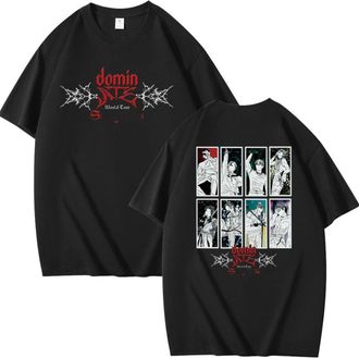 Generic Dominate Album T-Shirts 2025 World Tour Grafik Unterst&uuml;tzung Baumwolle Shirt Fans(A-Black,L)