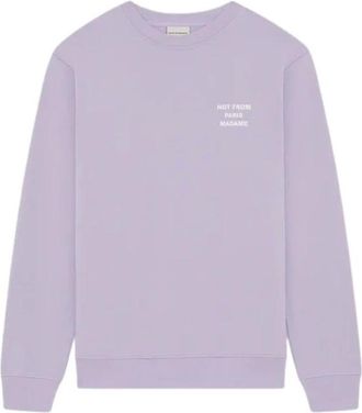 Dr&ocirc;le de Monsieur Homme, Sweatshirts et sweats &agrave; capuche, Violet, Taille: XL Felpa