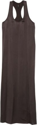 CHB Christian Boaro Christian Boaro, Femme, Robes, Brun, Taille: 36 FR Satin Maxi Dress