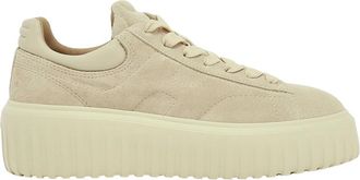 Hogan Femme, Chaussures, Beige, Taille: 36 1/2 EU Baskets