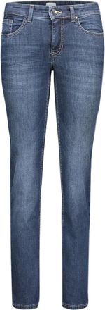 Mac Jeans Mac - Damen 5-Pocket Jeans, Melanie (5040-97-0380L), Größe:W48, Länge:L34, Farbe:Simple wash (D586)