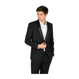 Les Hommes Ein-Knopf-Anzug - - Suits - Herren - Schwarzk - XL