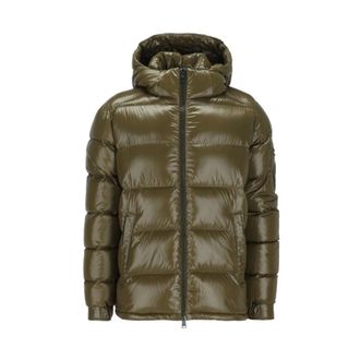 Herno Doudoune matelass&eacute;e &agrave; capuche - Homme - Vestes - Vert - Taille: XL