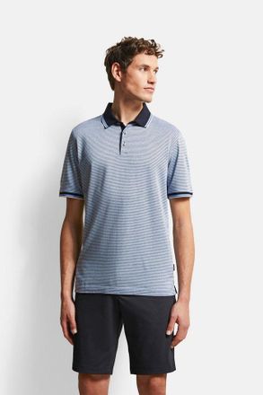 Bugatti Poloshirt mit 3-tone-Dessin