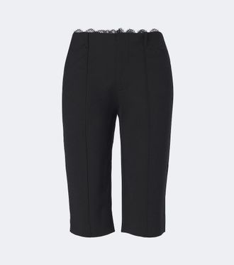 Sir. Pantalon capri Miller en laine m&eacute;lang&eacute;e