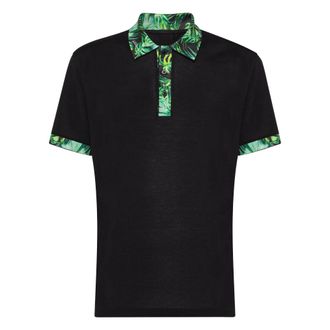 Billionaire Boys Club Polo Shirt SS Palms - - Tops - Herren - Schwarzk - S