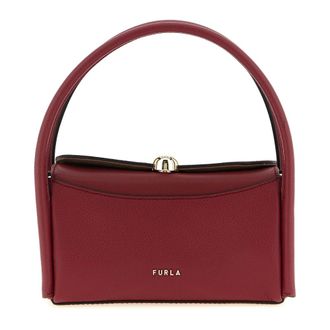 Furla Femme, Sacs, Brun, Taille: ONE Size Nicole Mini Boston Bag