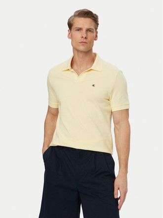 Calvin Klein Jeans Poloshirt LV04RF215G Hellgelb Regular Fit