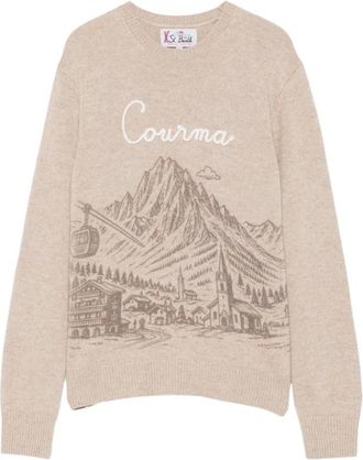 MC2 Saint Barth Rundhals-Strickware - - Knitwear - Damen - Beige - M