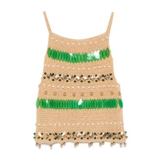 Bode Stylisches Calypso Tank Top - - Tops - Damen - Mehrfarbig - L