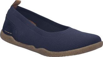 Josef Seibel Barfu&szlig;schuh JOSEF SEIBEL Cassandra 06, Damen, Gr. 38, nachtblau, Textil, Veloursleder, Schuhe Barfu&szlig;schuh, Slipper, Komfortschuh, Schlupfschuh in Schu