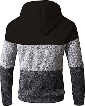 Generic Veste polaire pour homme - Manteau moelleux tendance 2025 - Automne - Avec fermeture éclair - Manches longues - Poche - Pour le sport et lextérieur - 