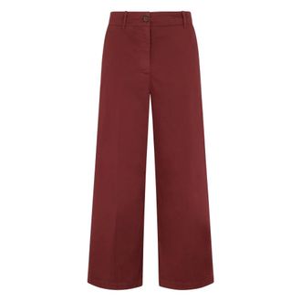 Fabiana Filippi Femme, Pantalons, Rouge, Taille: 36 FR Pantalon Large
