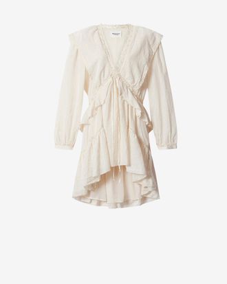 Isabel Marant Robe Damya - Femme - &Eacute;cru - Taille 34 - Marant &Eacute;toile
