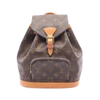 Louis Vuitton Pre-owned Sac &agrave; dos Montsouris Monogram - Femme - Pre-owned - Brun - Taille: ONE Size