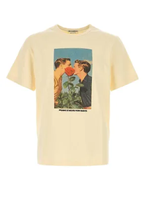 J.W.Anderson Graphic Cotton T-Shirt - Beige