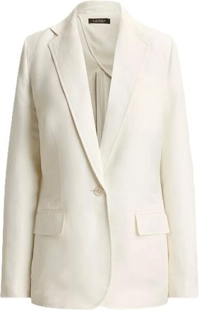 Ralph Lauren Femme, Vestes, Beige, Taille: 34 FR Woven-Blazer/Sport Coat-Lt Drapy Linen Visc