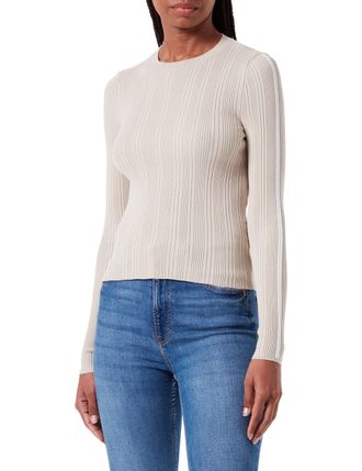 HUGO BOSS Womens Sharim Sweater, Light Beige271, M