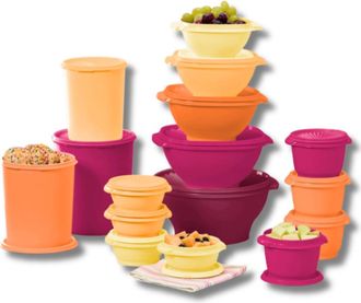 Tupperware Heritage Collection 16 Beh&auml;lter Set mit Deckel Frischhaltedosen 32 St&uuml;ck