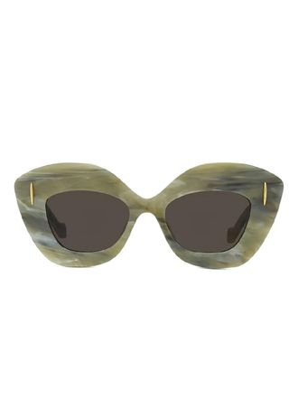 Loewe lunettes de soleil &agrave; monture carr&eacute;e - Vert