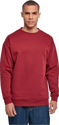 Build Your Brand Herren Sweatshirt Sweat Crewneck, Farbe Burgundy, Größe S
