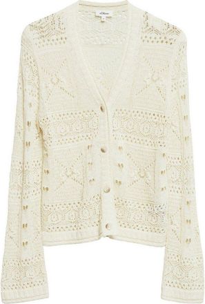 s.Oliver Cardigan Strickjacke Ajour-Strickjacke