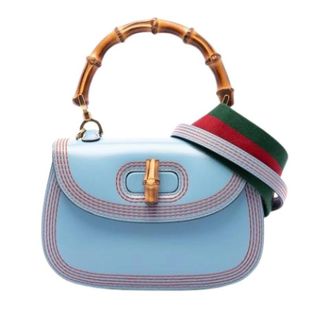 Gucci Sac &agrave; main Pre-owned en bambou - Femme - Pre-owned - Bleu - Taille: ONE Size