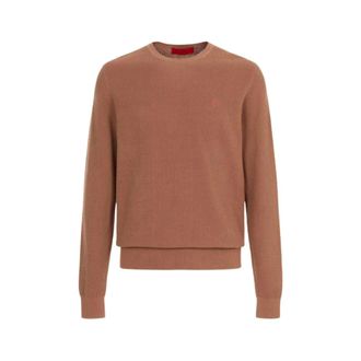 Carolina Herrera Pullover aus texturierter Gask-Baumwolle - - Knitwear - Herren - Braun - L